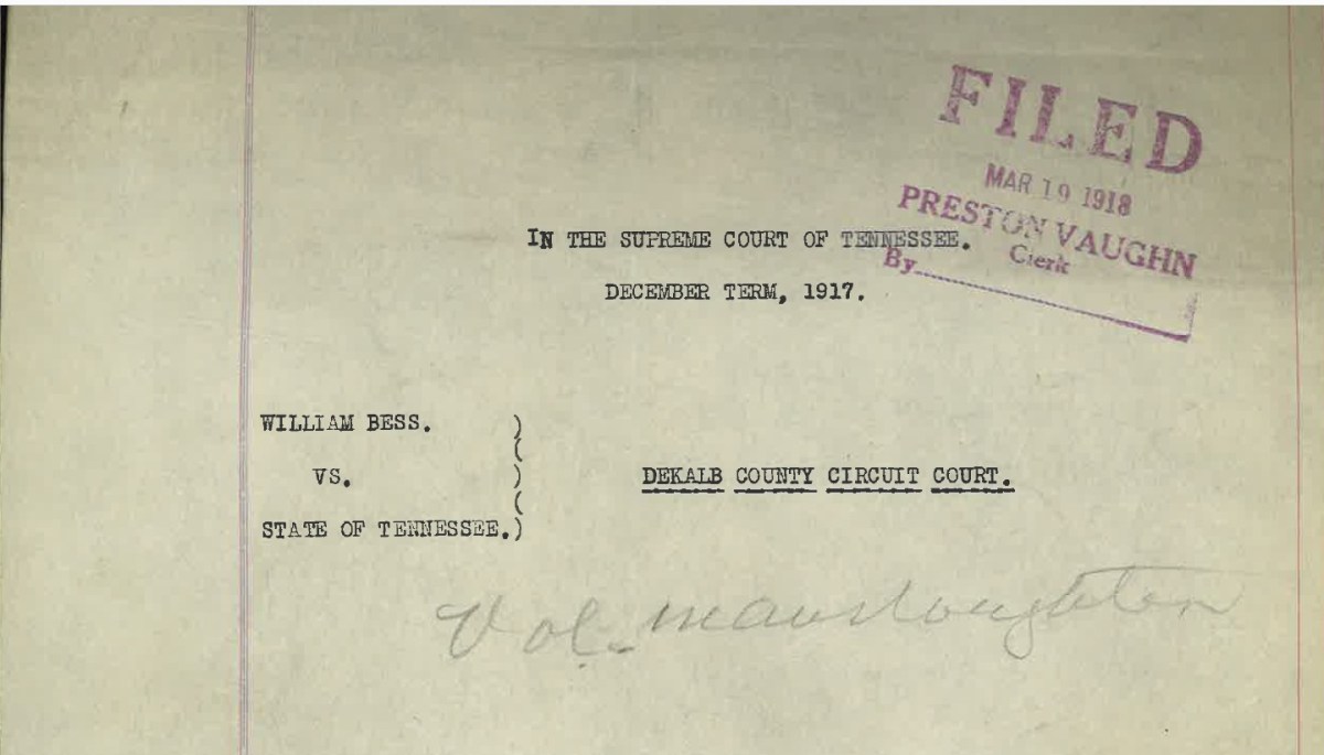 William Henry Bess – the Harve Robinson murder – Trix’s Trax